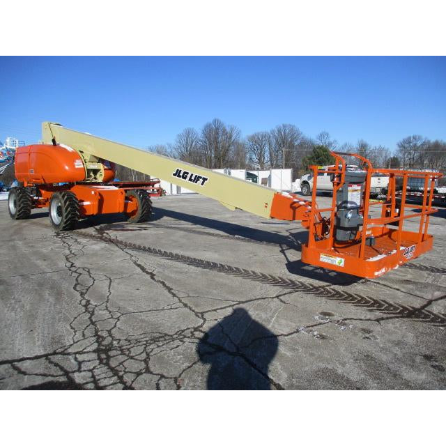 2008 JLG 800S TELESCOPIC BOOM LIFT AERIAL LIFT 80' REACH DIESEL 4WD ...