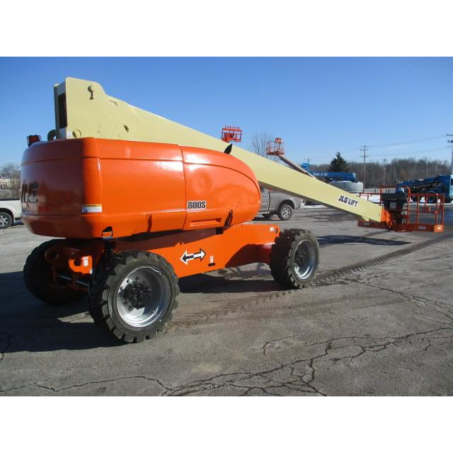2008 JLG 800S TELESCOPIC BOOM LIFT AERIAL LIFT 80' REACH DIESEL 4WD ...