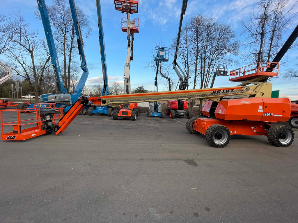 2015 JLG 860SJ STRAIGHT BOOM LIFT AERIAL LIFT WITH JIB ARM 86' REACH ...