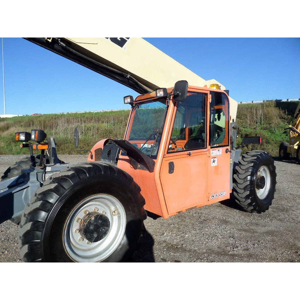 2010 JLG G10-55A 10000 LB DIESEL ENCLOSED CAB TELESCOPIC FORKLIFT TELE ...