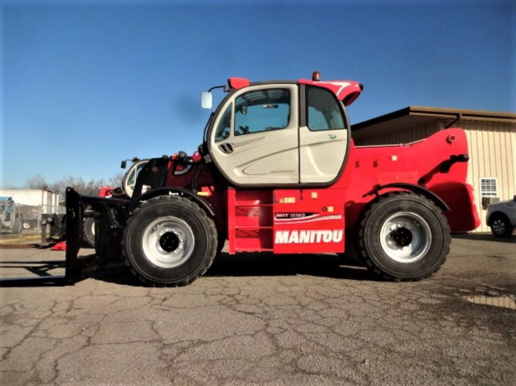 2017 MANITOU MHT10130 26000 LB DIESEL PNEUMATIC TELEHANDLER CAB WITH ...