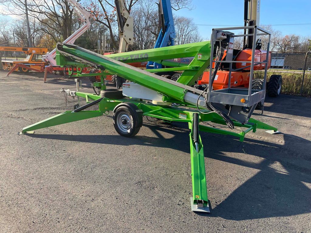 2019 NIFTY TM50 TOWABLE BOOM LIFT AERIAL LIFT 50' REACH DUAL FUEL 65 HOURS STOCK # BF9428359 ...