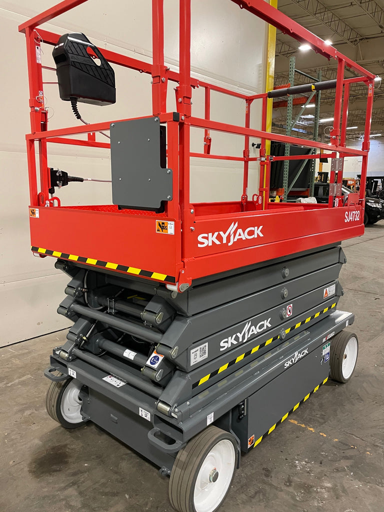 2026 SKYJACK SJ4732 SCISSOR LIFT 32' REACH ELECTRIC SMOOTH CUSHION TIR ...