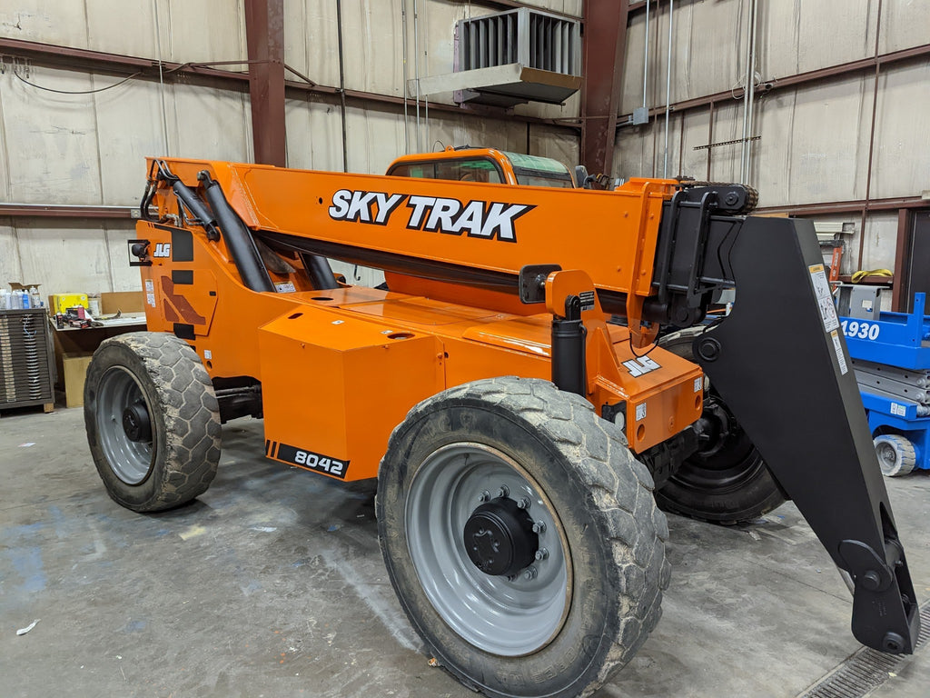 2013 JLG SKYTRAK 8042 8000 LB DIESEL TELESCOPIC FORKLIFT TELEHANDLER ...